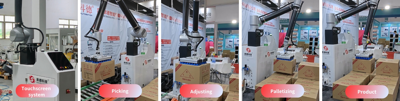 SD-30KGA 30kg Automatic Palletizing Robot for Industrial Drums Cartons ...